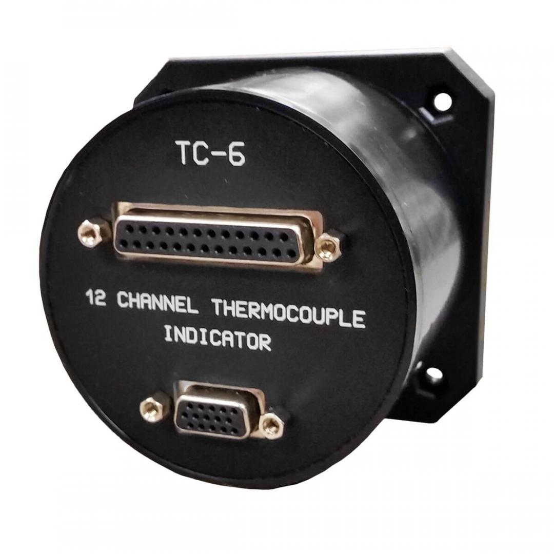 12-Channel Digital EGT and/or CHT Pyrometer Gauge Display| Ready to Ship